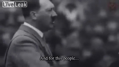 hitler speech 2 on Make a GIF