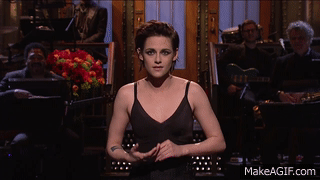 Kristen Stewart Monologue - SNL on Make a GIF