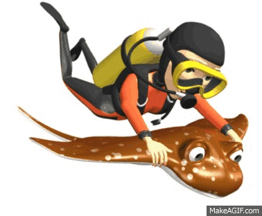 Diver on Make a GIF