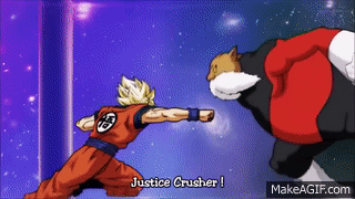 DragonBallSuper : GOKU VS TOPPO #1 82 VOSTFR on Make a GIF