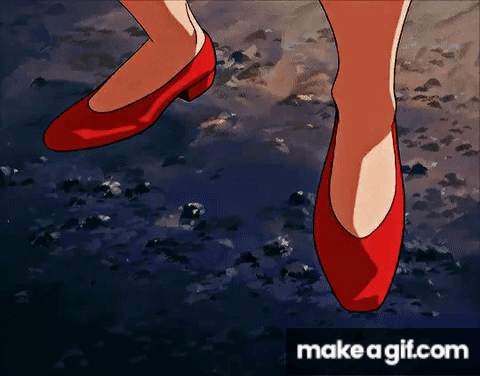 Lena Dupree's Red Shoes on Make a GIF