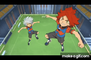イナズマイレブン - ファイアブリザード - Inazuma Eleven - Fire Blizzard on Make a GIF