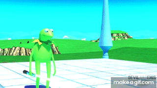 Jedi Master Roshi | BLENDER Animation on Make a GIF