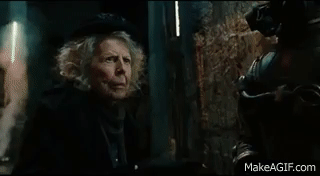 Hellboy II - Bag Lady/Troll Market Scene on Make a GIF