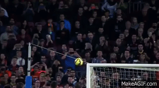 Lionel Messi Amazing Curve Goals on Make a GIF