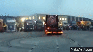 Scanıa tır drift on Make a GIF