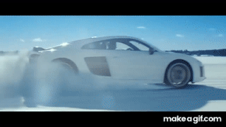 HD Anuncio Audi R8 "Snow mode" on Make a GIF