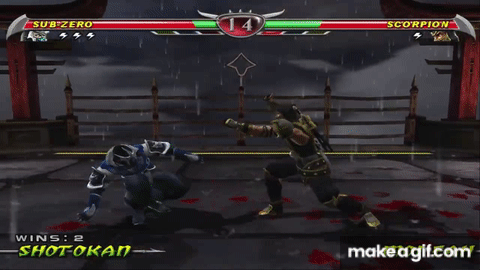 Mortal Kombat Deception - Sub Zero Arcade Ladder on Make a GIF