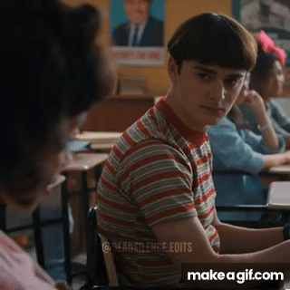 pretty girl from stranger things on Make a GIF