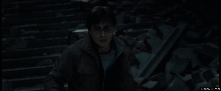 deathly hallows first duel on Make a GIF