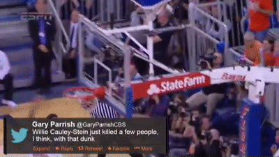 willie cauley stein on Make a GIF