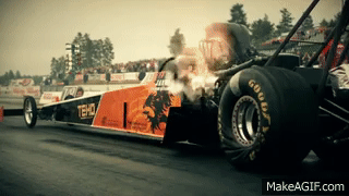 Slow Motion | Top Fuel Dragster - Nitro - Alcohol - Muscle car on Make ...