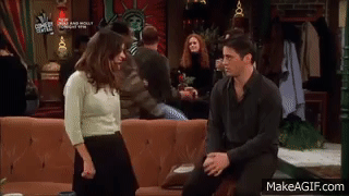 Friends - HD - The Girl Who Hits Joey on Make a GIF