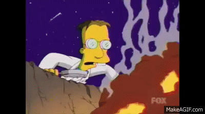 Frink Alien Shut Up on Make a GIF