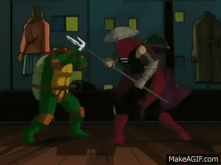 TMNT s01e18 The Shredder Strikes Back Part 2 (WIDESCREEN) on Make a GIF