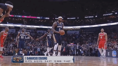 DeMarcus Cousins Injury - Achilles Injury! Rockets vs Pelicans January ...