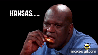 Shaq vs. Da Bomb hot sauce | Hot Ones on Make a GIF