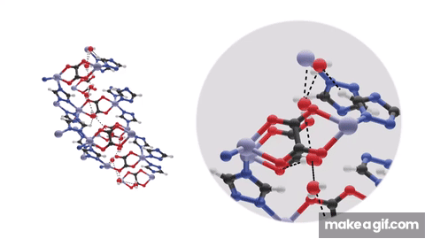 Modelling 3D - Metal Organic Framework (MOF) CAF 20 on Make a GIF