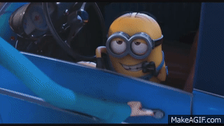 Despicable Me 2 Car scene - rawr rawr,vroom vroom on Make a GIF