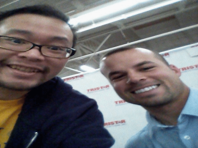 Leon Lee & Jake Smolinski together at the Tri Star Show at The Cow ...