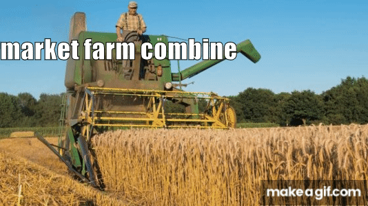 Efficient Use of the Farm Combine During Harvest on Make a GIF