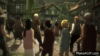 Attack on Titan - Colossal Titan Appears [English Subbed] on Make a GIF