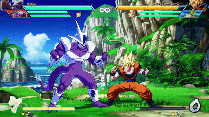 Dragon Ball FighterZ - Cooler crushing stomp on Make a GIF