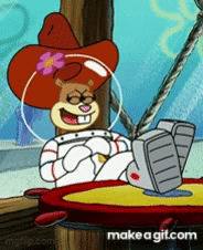 Sandy Laughing on Make a GIF