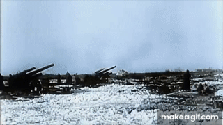 The flak 88 mm gun in action on Make a GIF