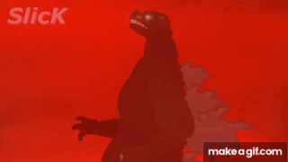 Godzilla Aghaidh Pailme Gif