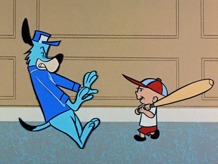 Huck hit with ball on Make a GIF