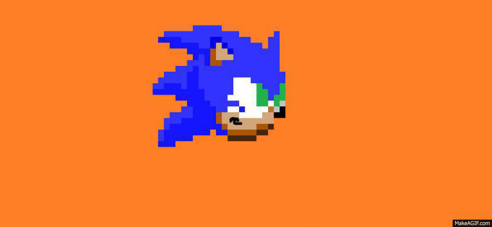 Sonic talking on Make a GIF