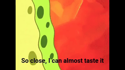 Patrick Star - "I can almost taste it" on Make a GIF