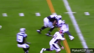 S8Gr8| Super Bowl 50 Mike Tolbert Carolina Hurricane Fumble Zoomed ...