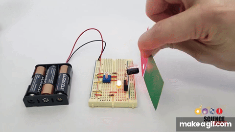 Simple Color Detection Circuit | Science Project on Make a GIF