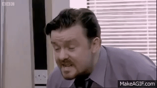 David Brent's Speech FAIL! - The Office - BBC on Make a GIF