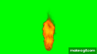 green screen fire on Make a GIF
