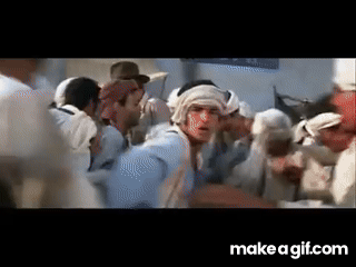 Indiana Jones : Sword vs. Gun on Make a GIF