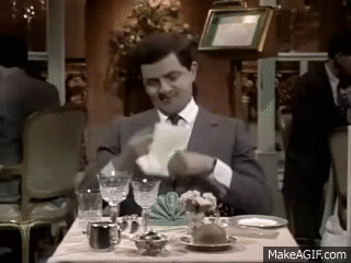 Mr. Bean ---- Restaurant on Make a GIF