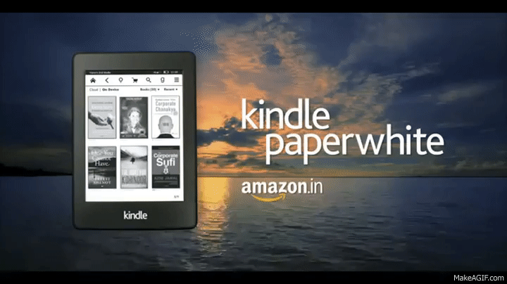 Kindle Paperwhite - Celebrating the Joy of Reading on Make a GIF