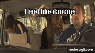"I feel like dancing!" (Anger Management) on Make a GIF