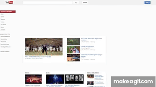 The Evolution of YouTube on Make a GIF