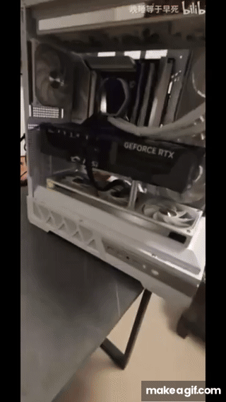 RTX 5090 catches Fire?! 🔥 on Make a GIF