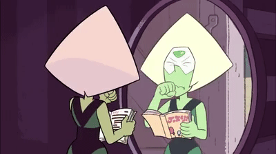 Peridot dies jokes ("Whats a chicken?") - Steven Universe on Make a GIF