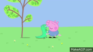 Peppa Pig - Mr. Dinosaur Is Lost on Make a GIF