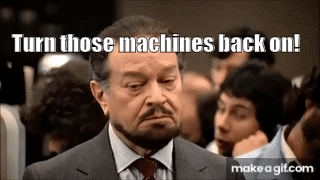 Turn Those Machines Back On!!! ::: Trading Places ::: on Make a GIF