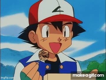 Pokemon - Ash Eating Takoyaki on Make a GIF