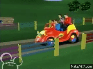 The Wiggles Toot Toot, Chugga Chugga, Big Red Car on Make a GIF