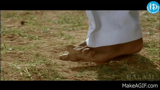 Chiranjeevi awesome Entry As Indrasena Reddy From Indra Movie on Make a GIF