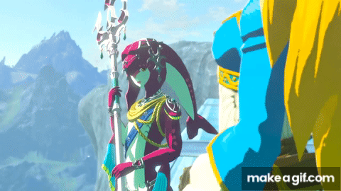 Zelda: BOTW (Baby Sidon, Mipha & Zelda Cutscene) The Champions' Ballad ...